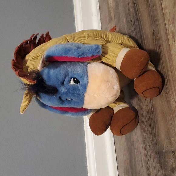 Disney | Toys | Vintage Rare 3 Inch Plush Eeyore As Bullseye | Poshmark